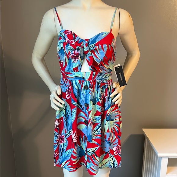 Jodi Kristopher | Dresses | Nwt Jodi Kristopher Floral Tropical Dress ...